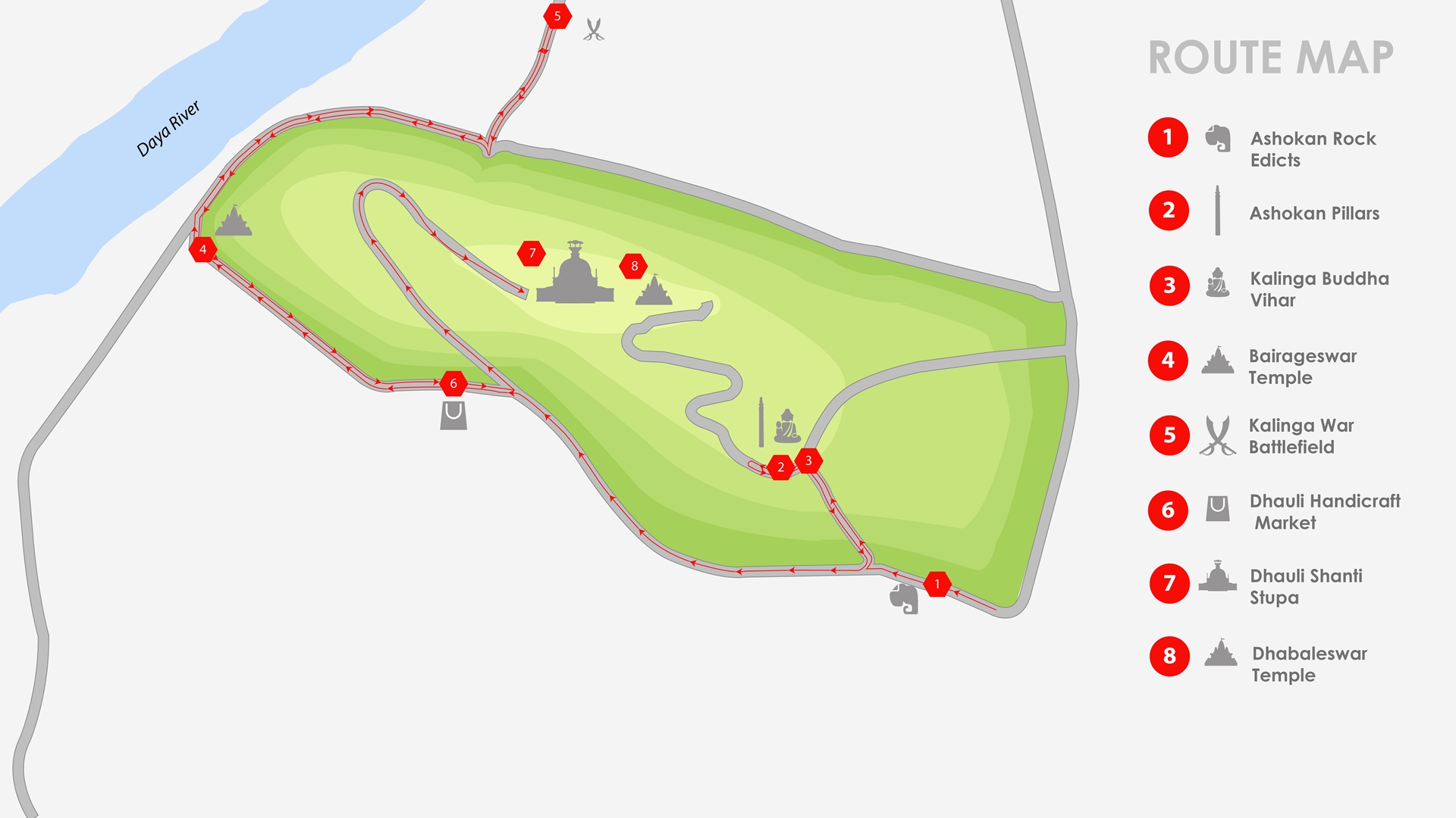 Dhauli Buddhist Circuit | Heritage Walk | Bhubaneswar Me